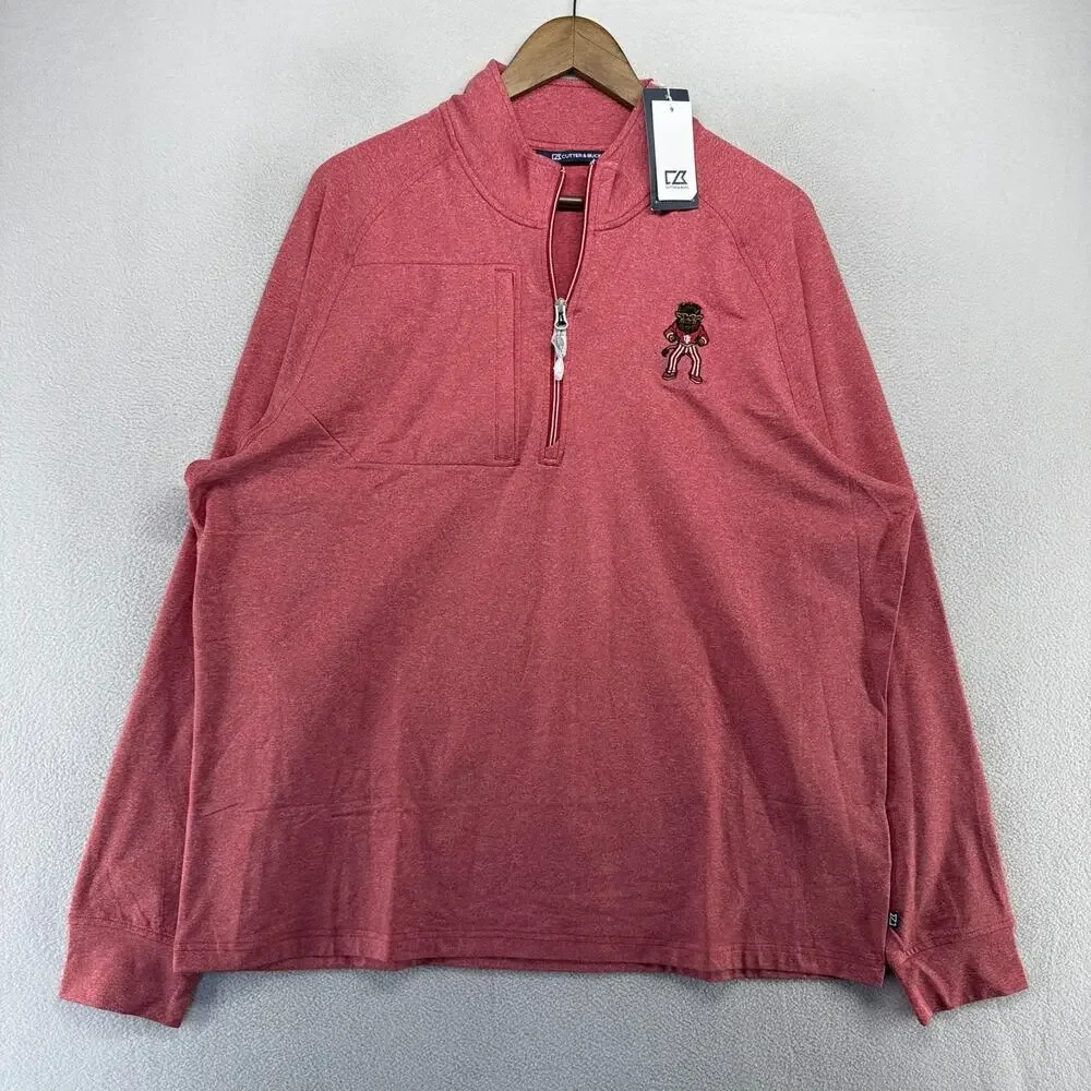 Cutter & Buck | Shirts | University Of Indiana Quarter Zip Mens Xl Red ...
